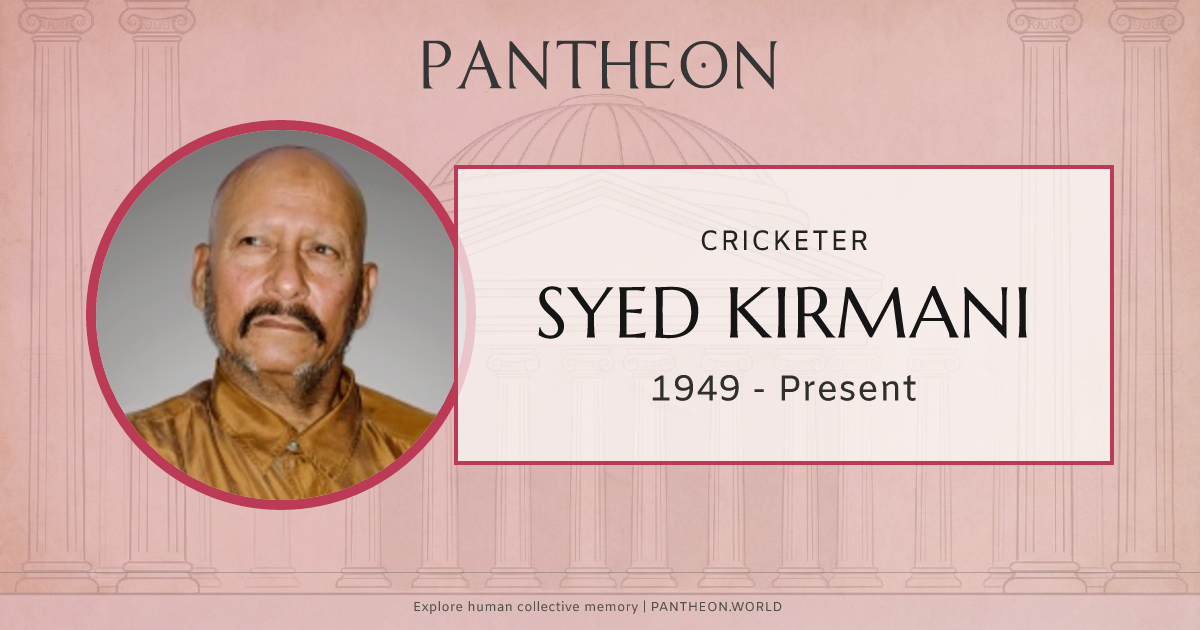 Syed Kirmani Biography | Pantheon