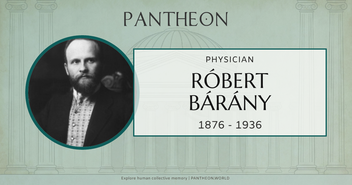 Róbert Bárány Biography | Pantheon