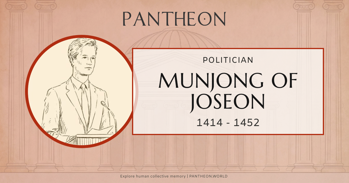 Munjong of Joseon Biography | Pantheon