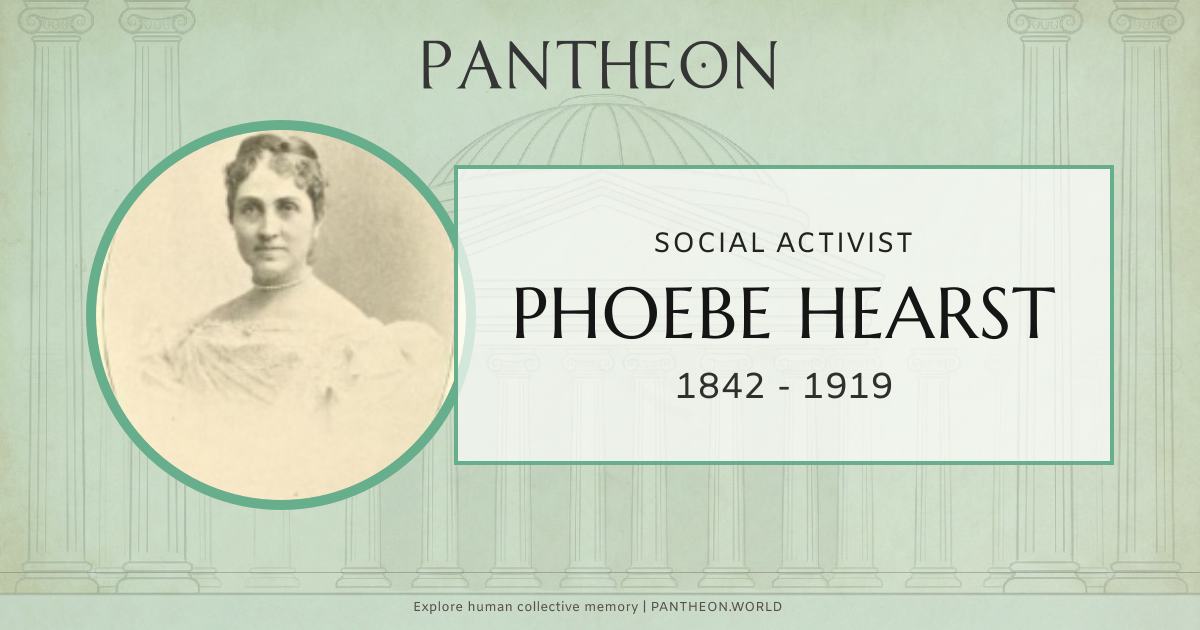 Phoebe Hearst Biography | Pantheon