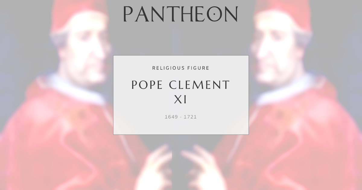 Pope Clement XI Biography | Pantheon