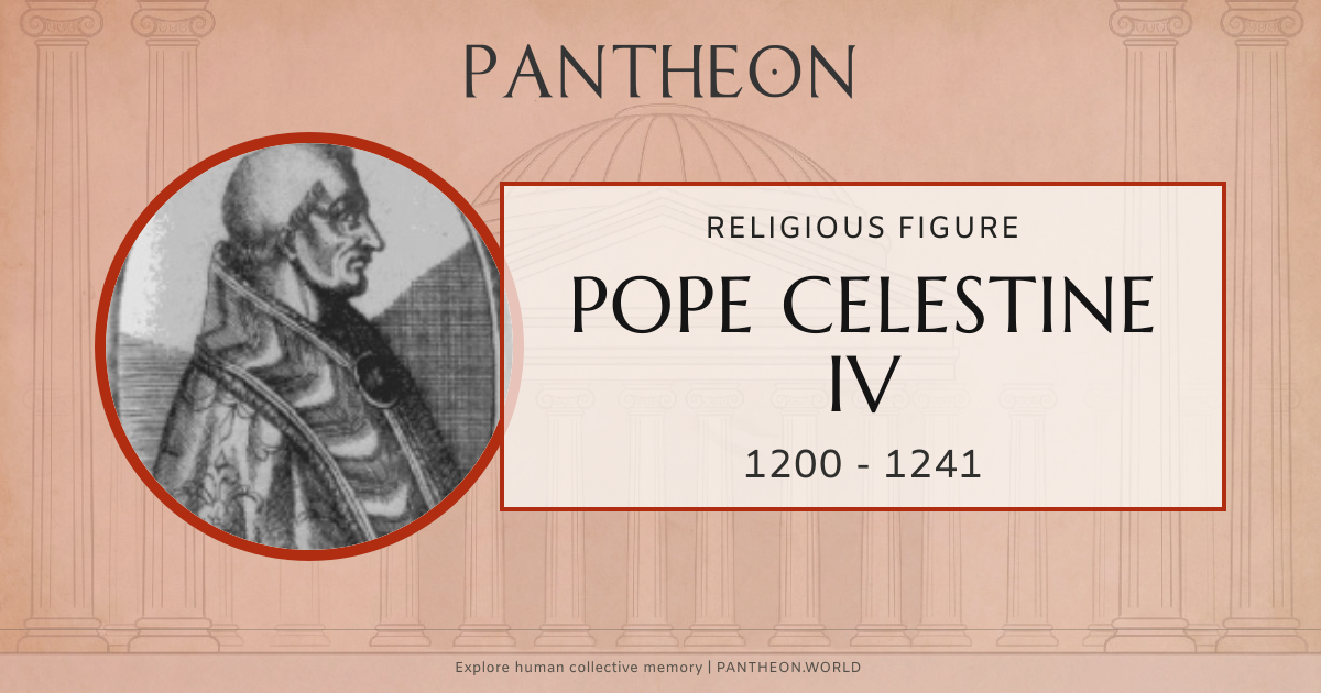 Pope Celestine IV Biography | Pantheon
