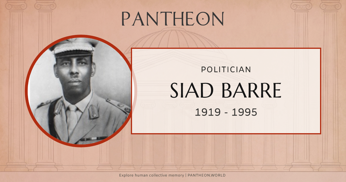 Siad Barre Biography | Pantheon