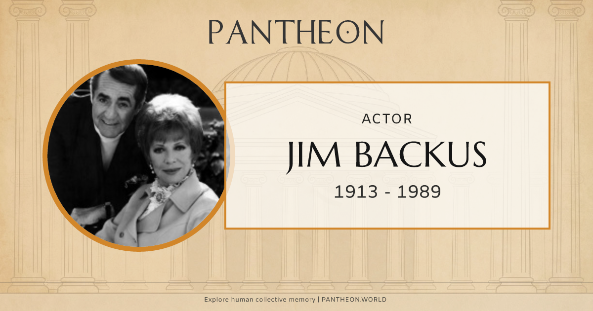 Jim Backus Biography | Pantheon