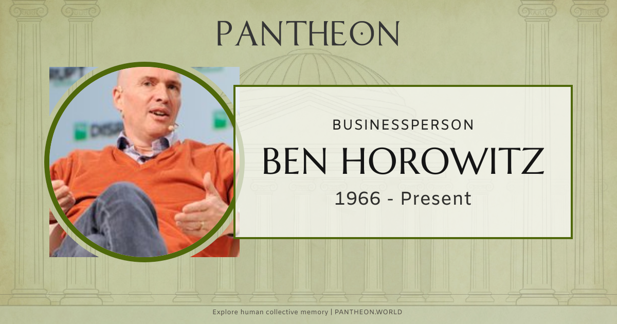 Ben Horowitz Biography | Pantheon