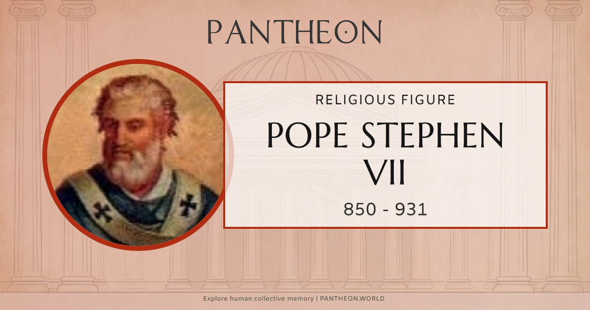 Pope Stephen VII Biography | Pantheon