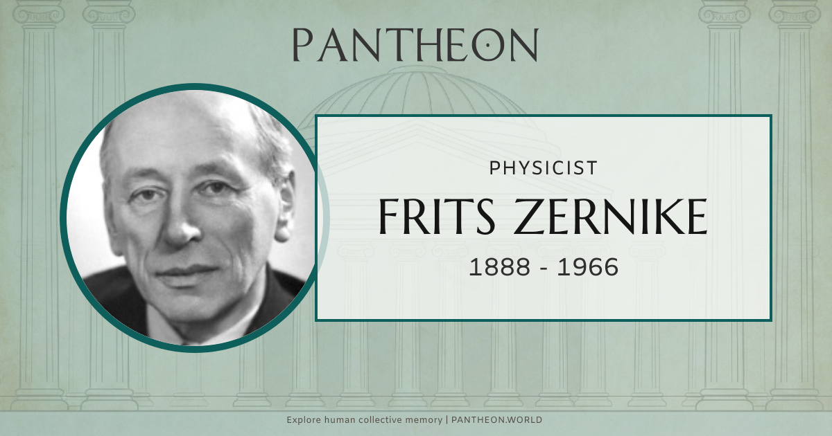 Frits Zernike Biography | Pantheon