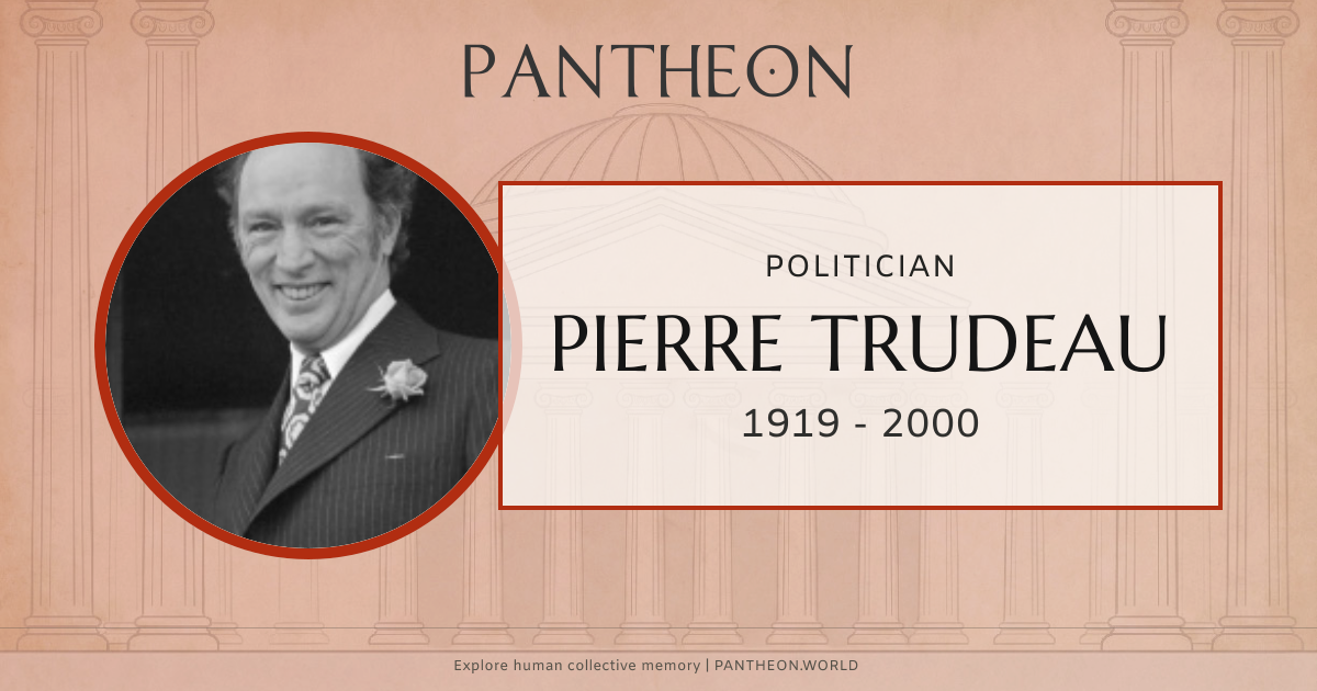 Pierre Trudeau Biography | Pantheon