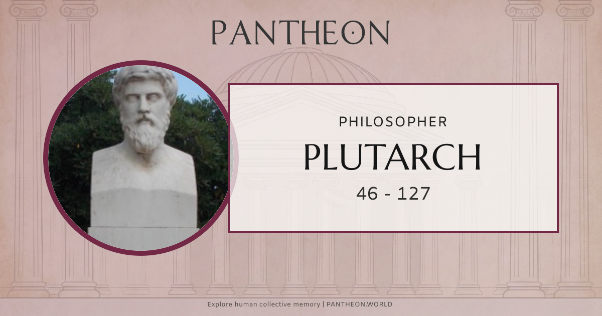Plutarch Biography | Pantheon