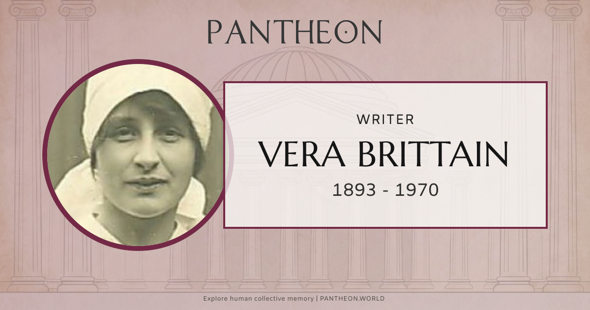 Vera Brittain Biography | Pantheon