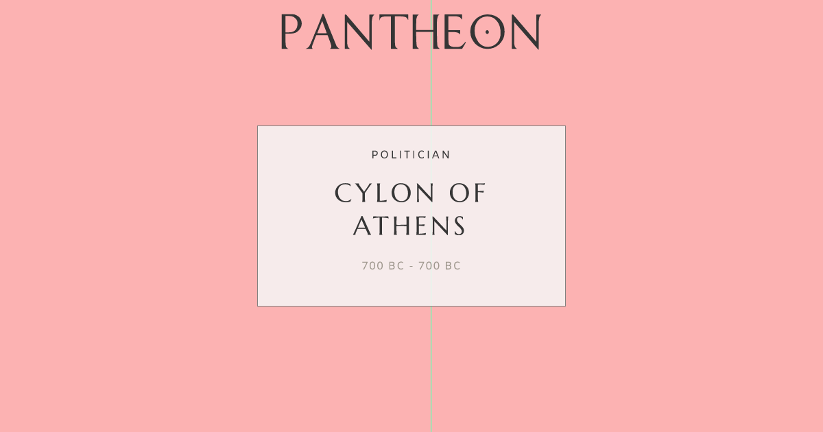 Cylon of Athens Biography | Pantheon