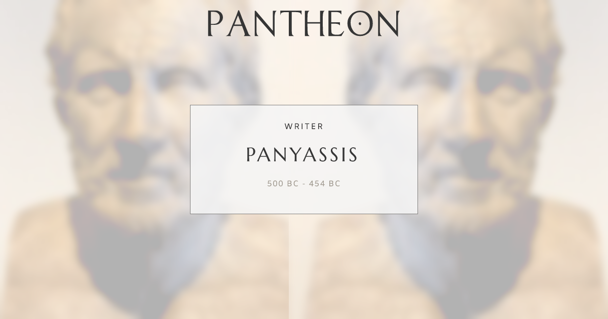Panyassis Biography | Pantheon