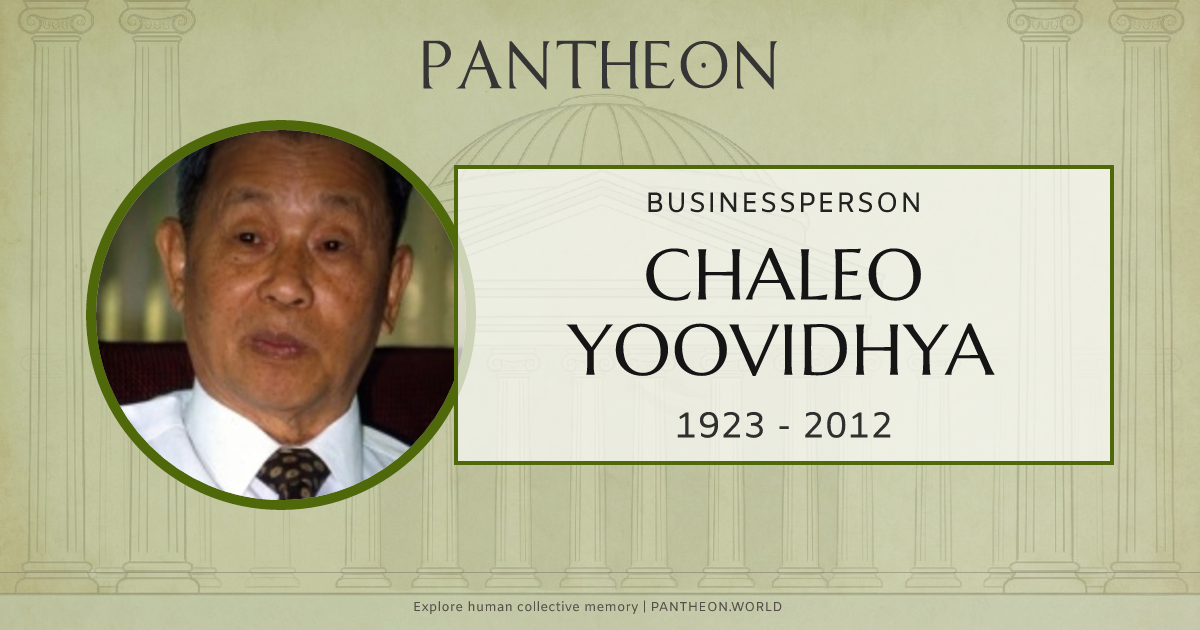 Chaleo Yoovidhya Biography | Pantheon
