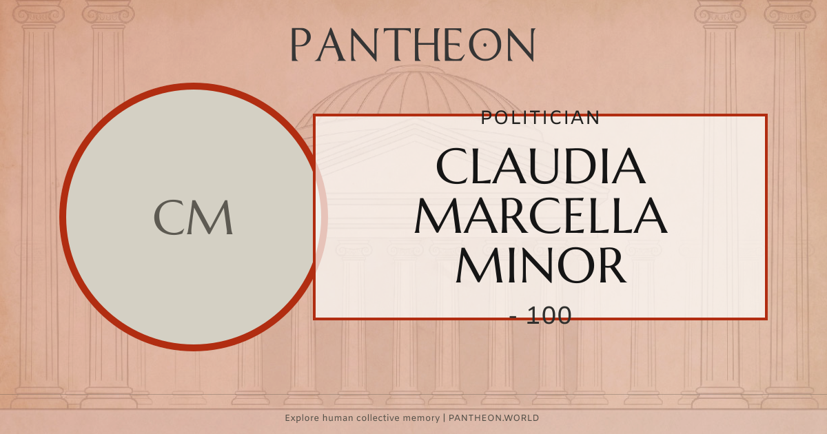 Claudia Marcella Minor Biography | Pantheon