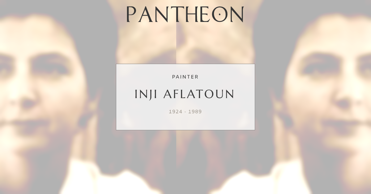 Inji Aflatoun Biography | Pantheon