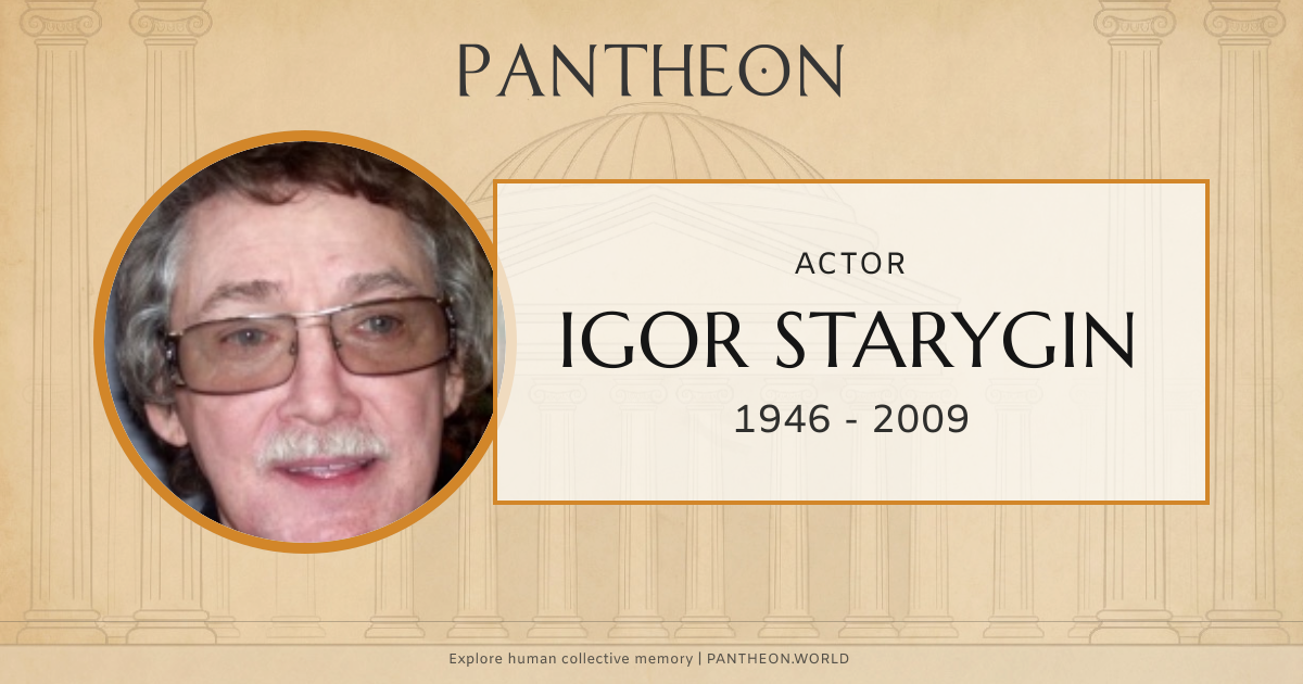 Igor Starygin Biography | Pantheon