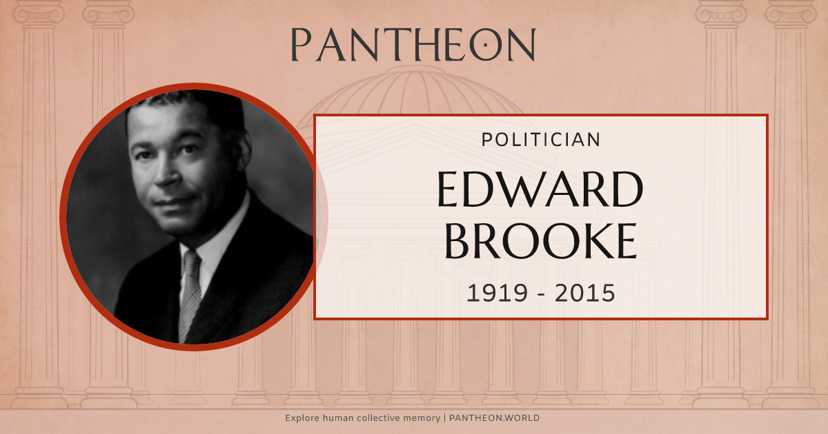 Edward Brooke Biography | Pantheon