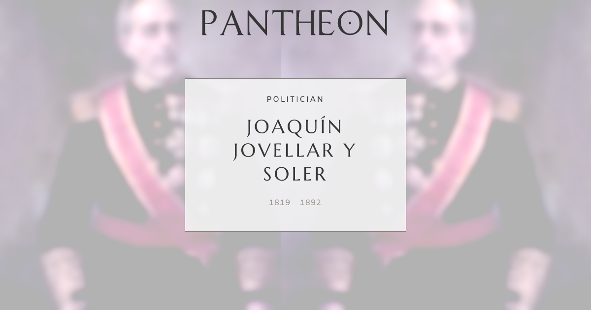 Joaquín Jovellar y Soler Biography | Pantheon