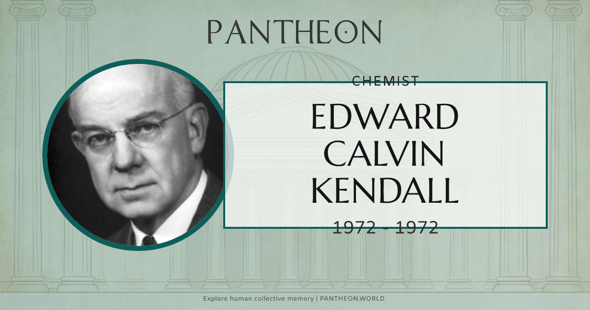 Edward Calvin Kendall Biography | Pantheon