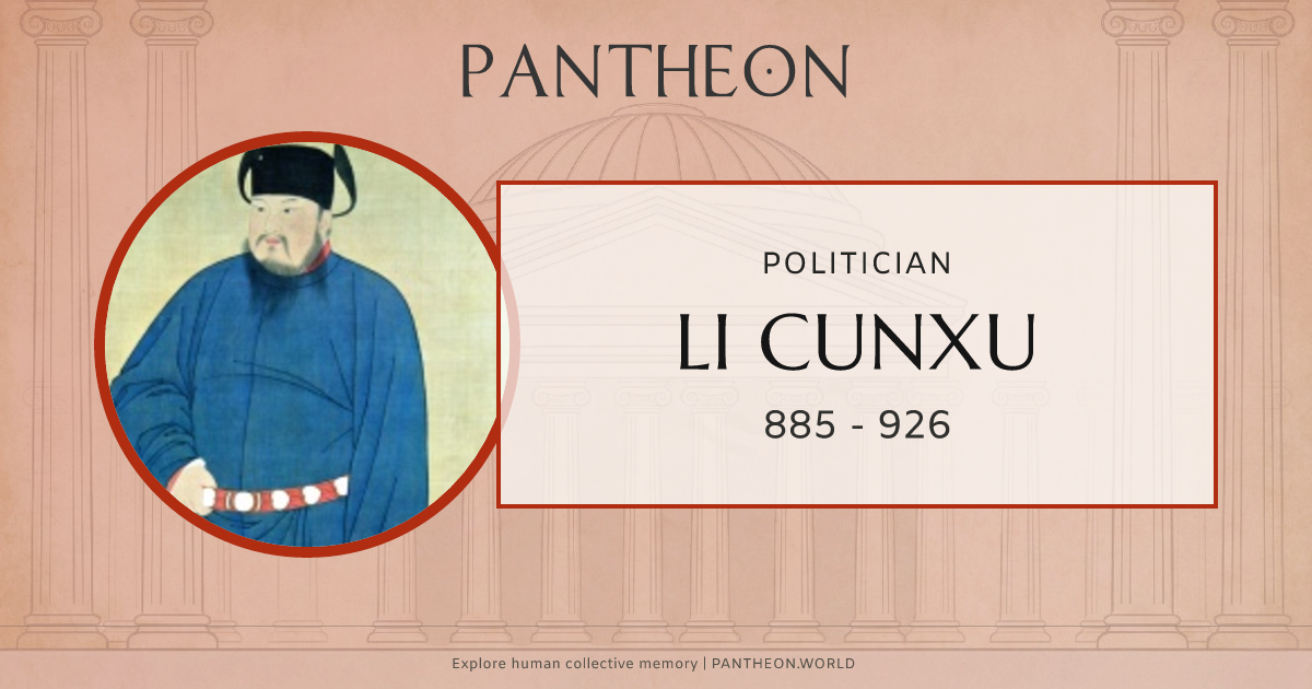 Li Cunxu Biography | Pantheon
