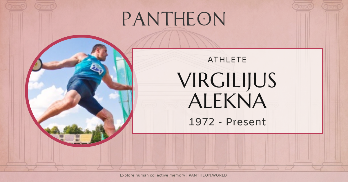 Virgilijus Alekna Biography | Pantheon