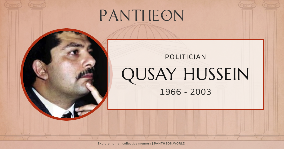 Qusay Hussein Biography | Pantheon