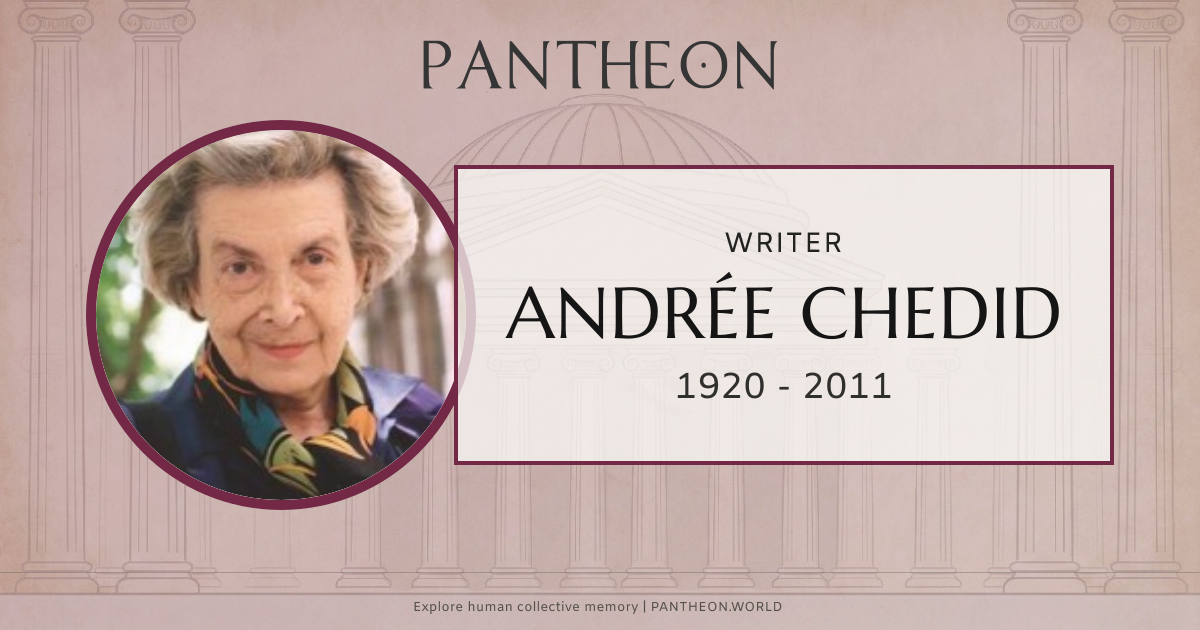 Andrée Chedid Biography | Pantheon