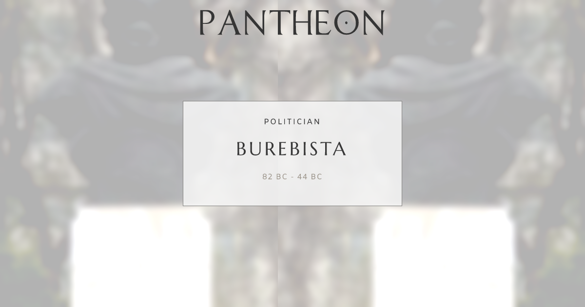 Burebista Biography | Pantheon