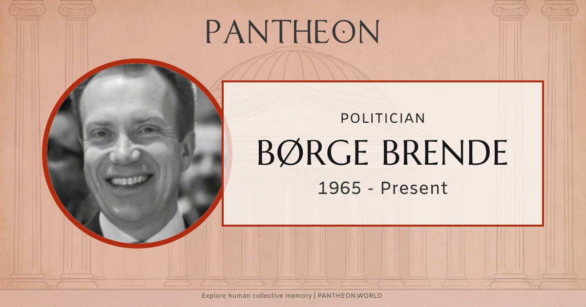 Børge Brende Biography | Pantheon