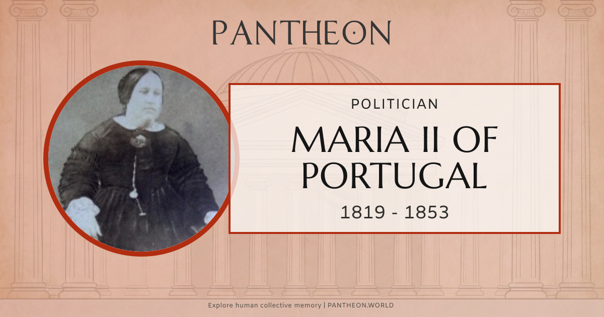 Maria II of Portugal Biography | Pantheon