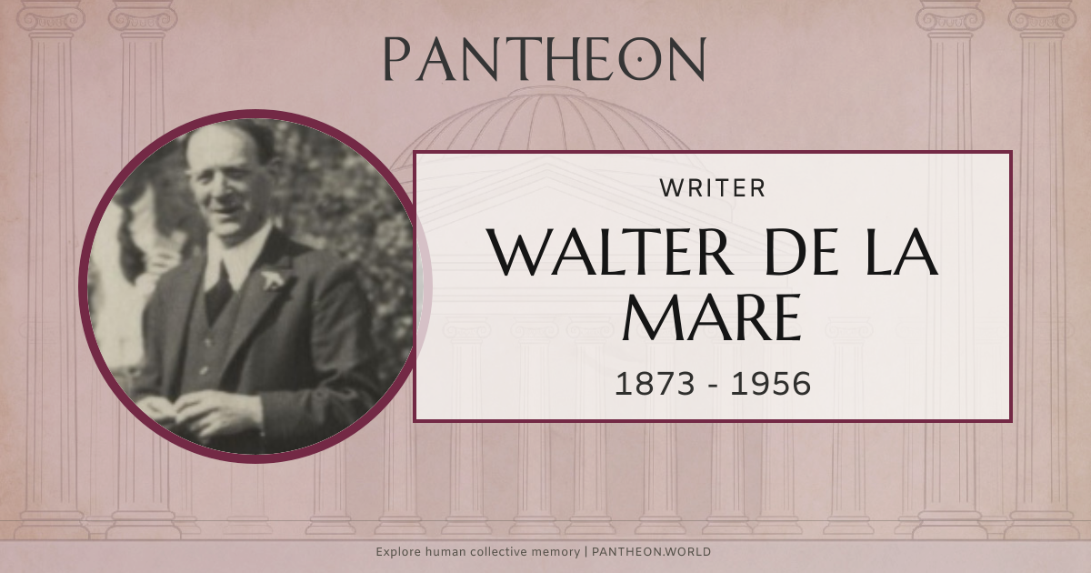 Walter de la Mare Biography | Pantheon