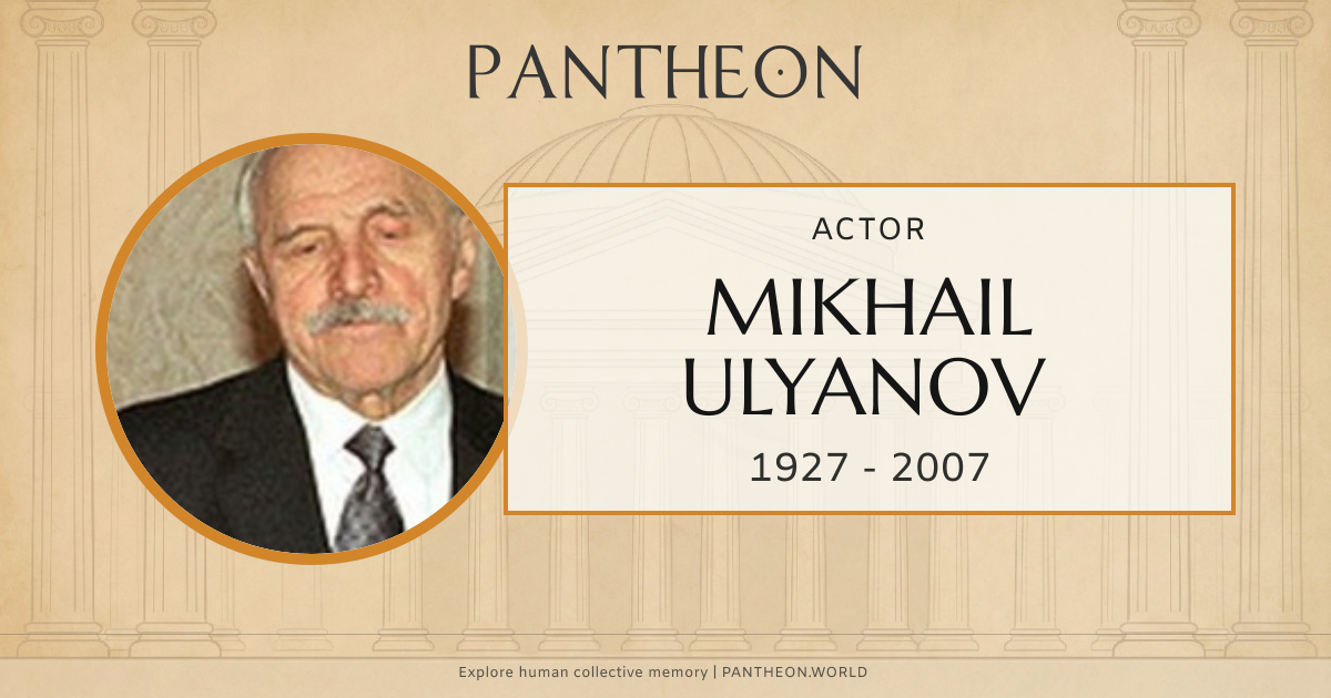 Mikhail Ulyanov Biography | Pantheon