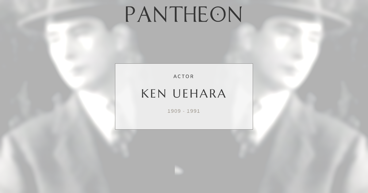 Ken Uehara Biography | Pantheon