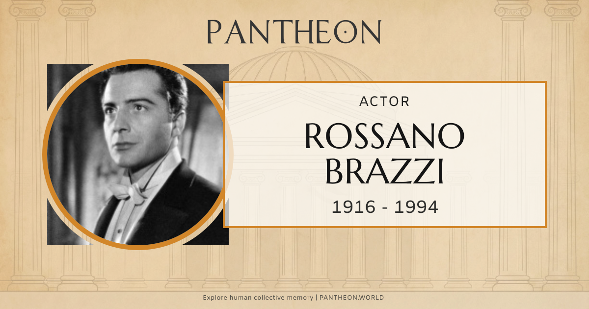 Rossano Brazzi Biography Pantheon