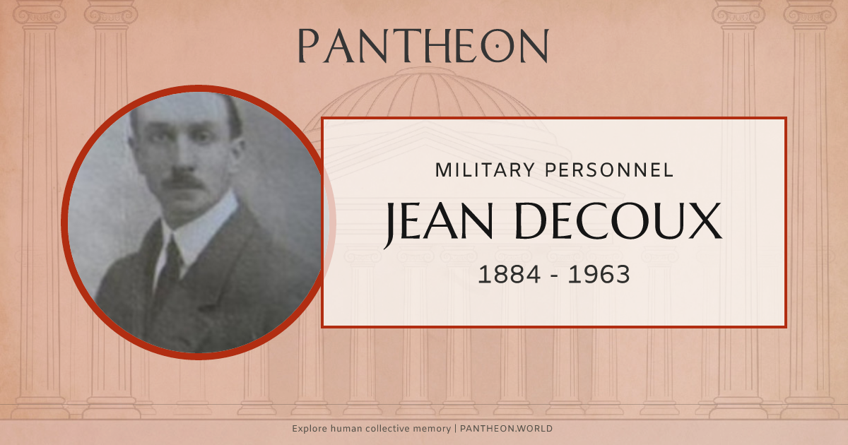 Jean Decoux Biography | Pantheon