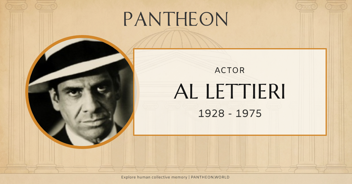 Al Lettieri Biography | Pantheon