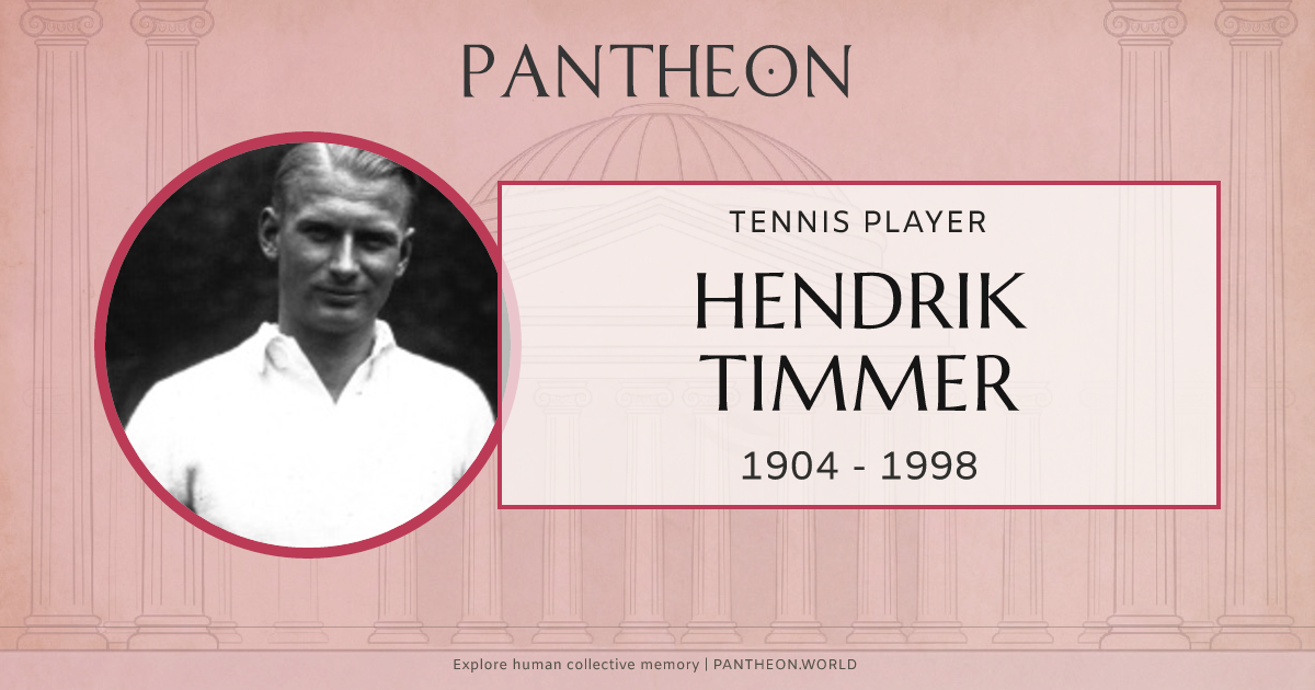 Hendrik Timmer Biography | Pantheon