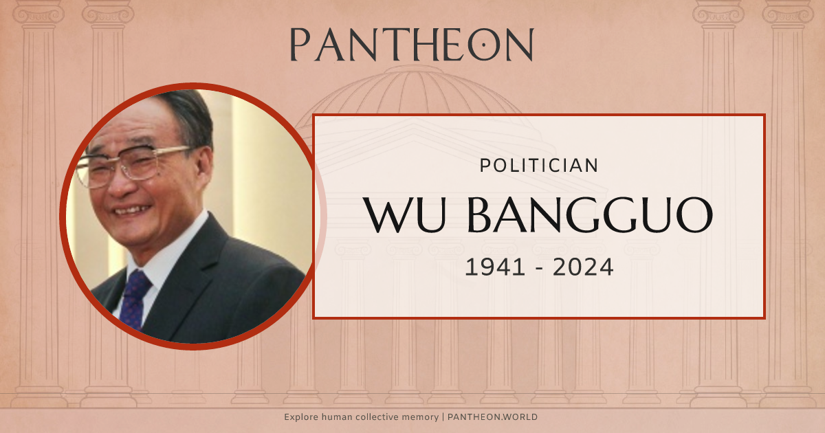 Wu Bangguo Biography | Pantheon