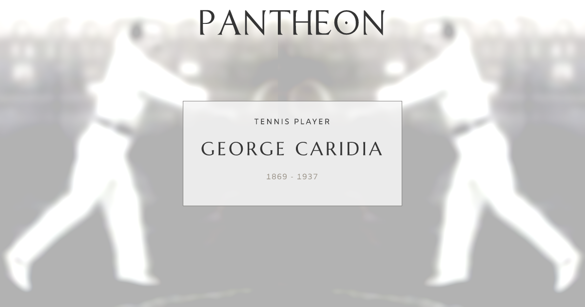 George Caridia Biography | Pantheon