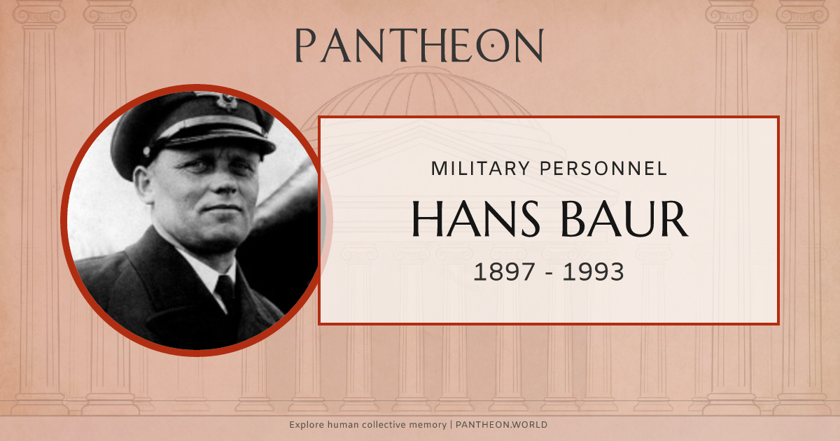 Hans Baur Biography | Pantheon