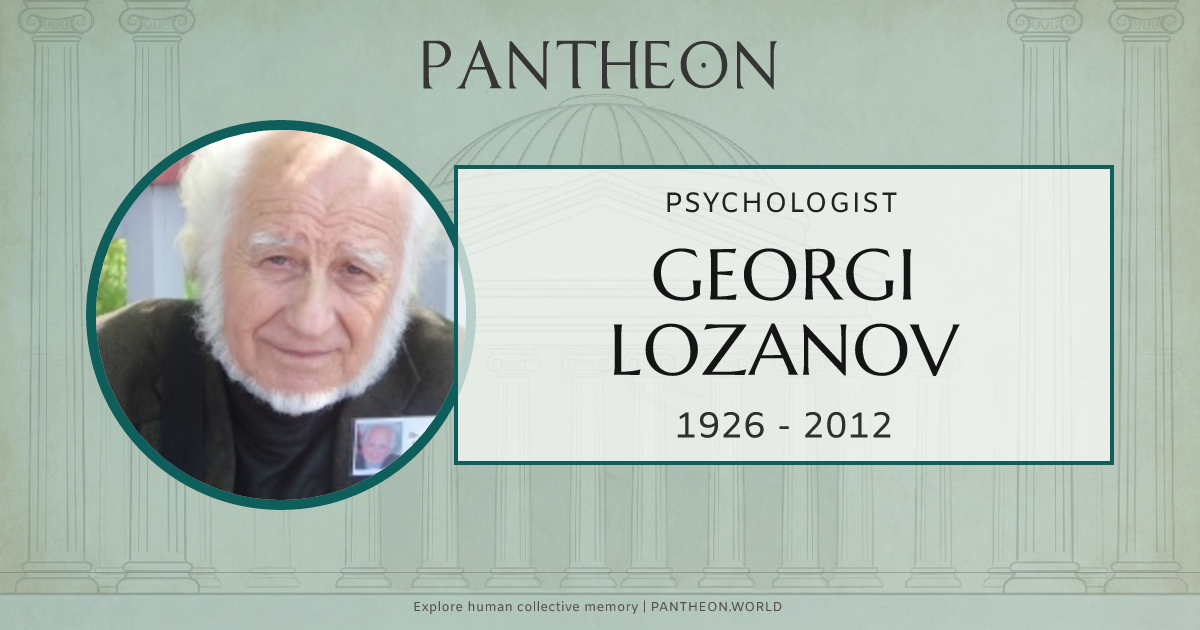 Georgi Lozanov Biography | Pantheon