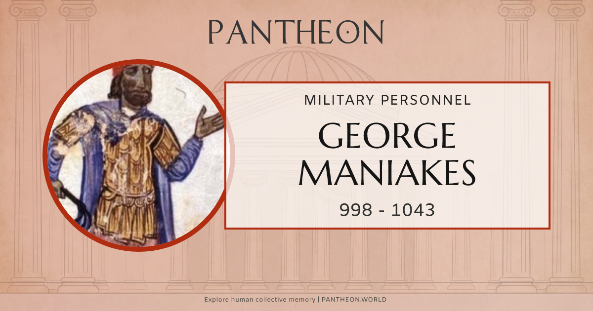 George Maniakes Biography | Pantheon