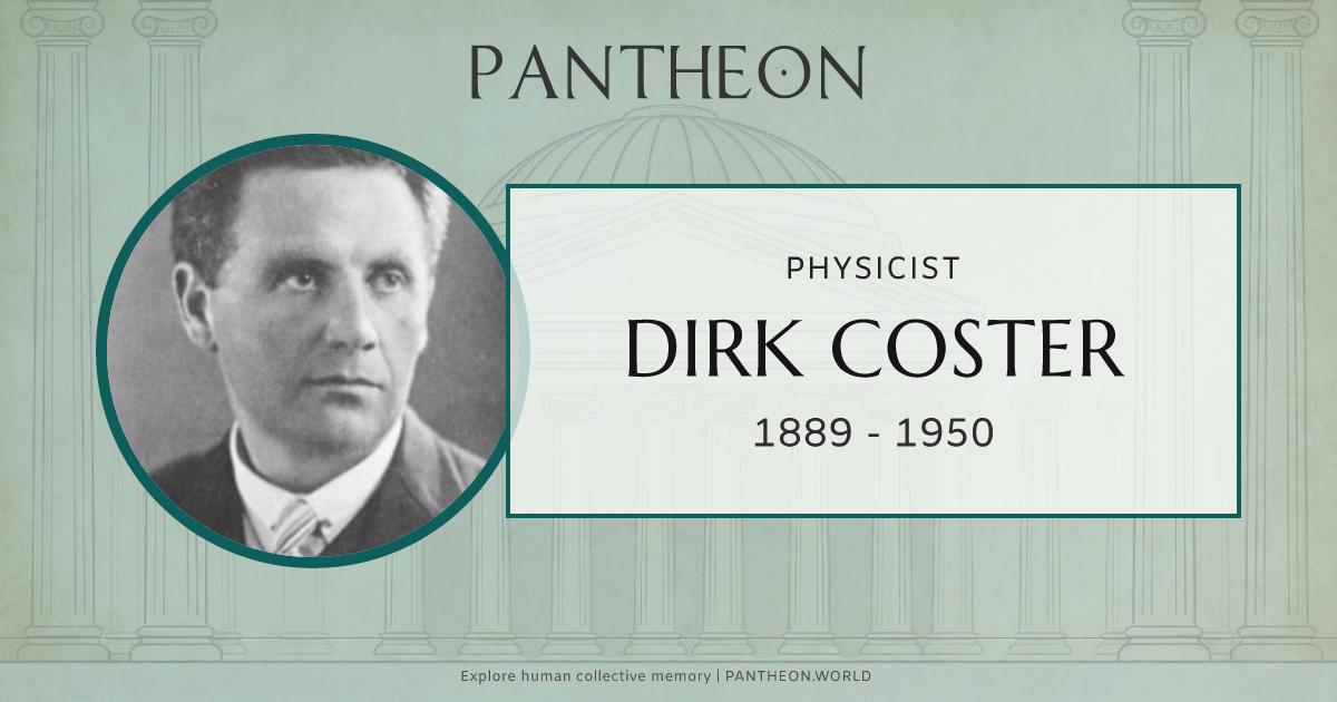 Dirk Coster Biography | Pantheon