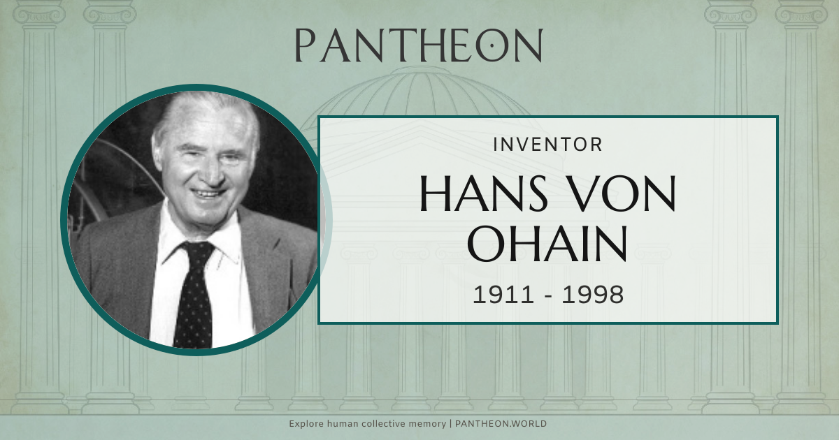 Hans von Ohain Biography | Pantheon