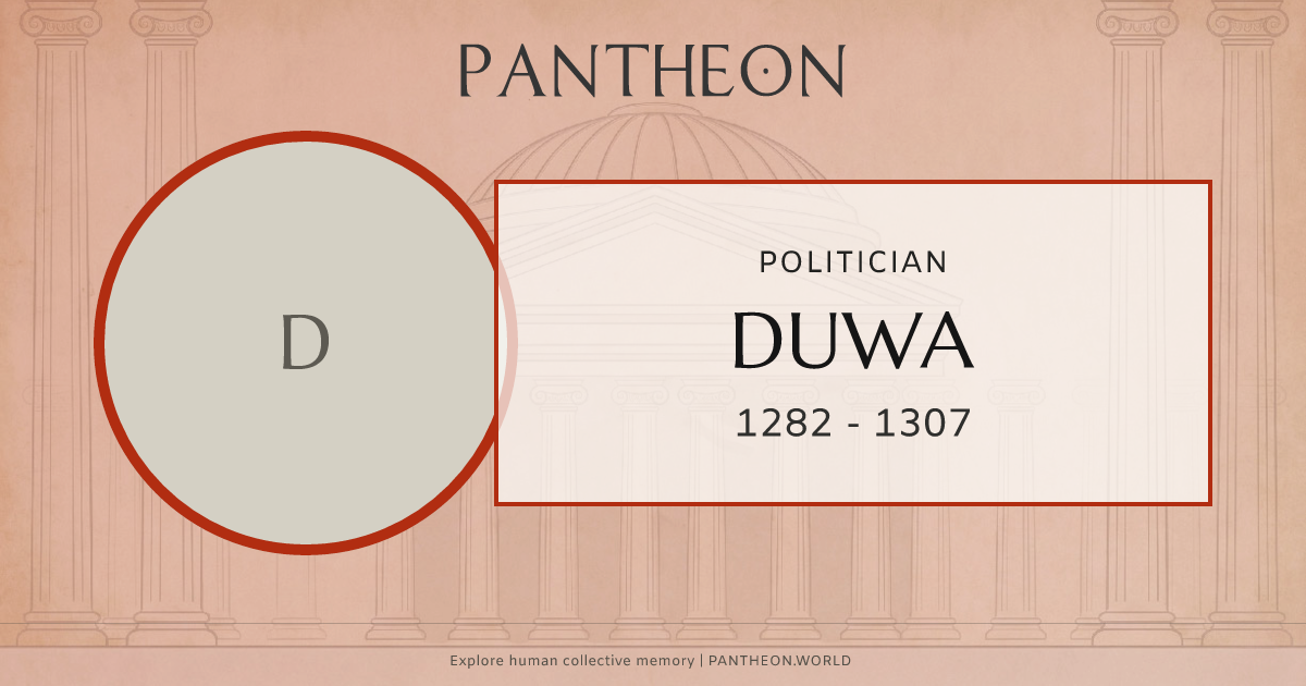 Duwa Biography | Pantheon