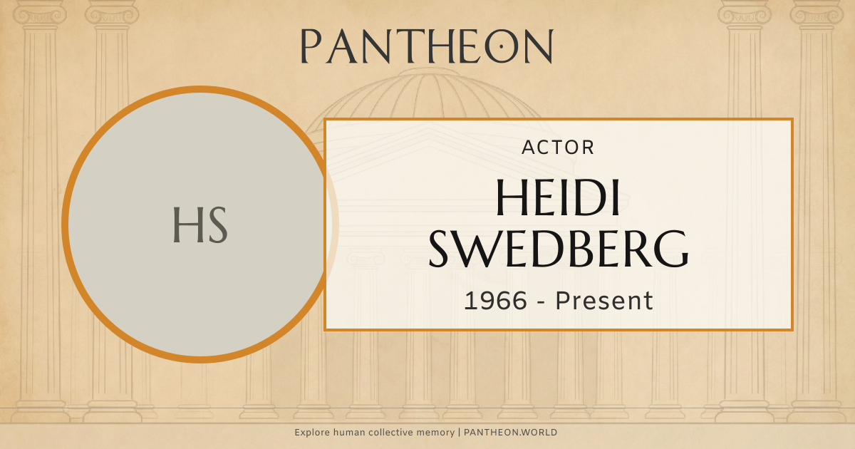Heidi Swedberg Biography | Pantheon