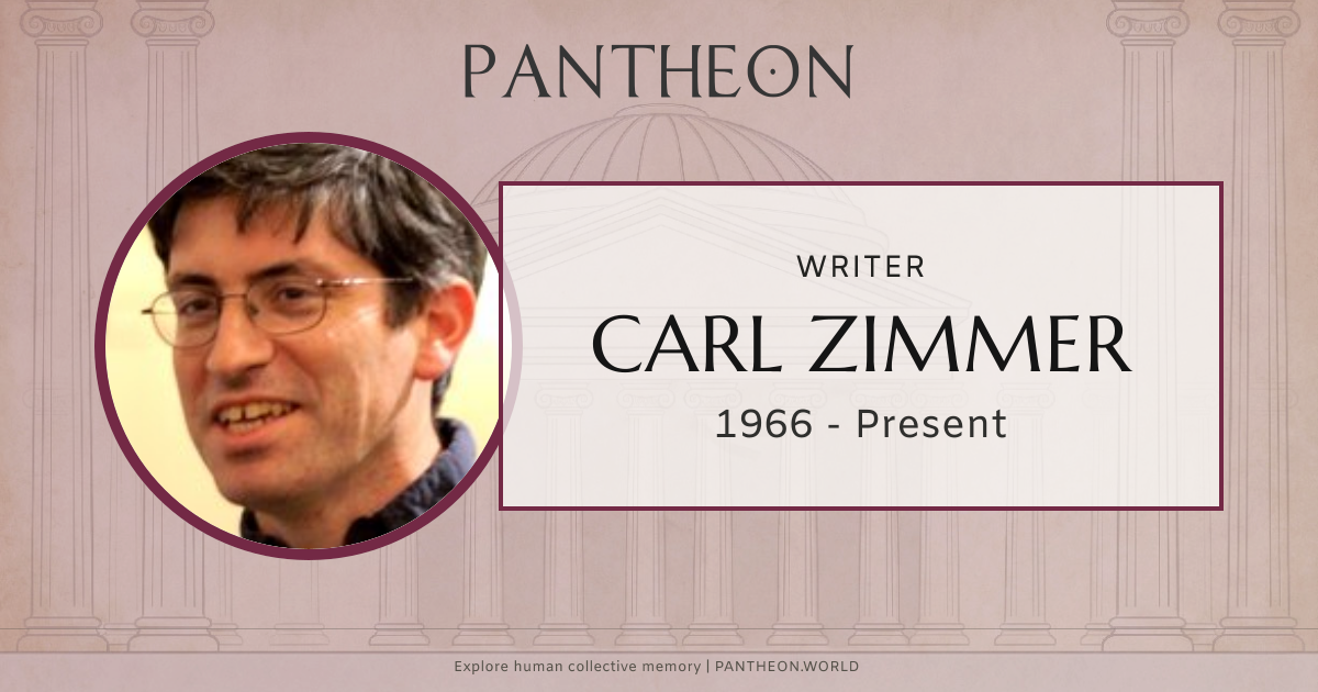 Carl Zimmer Biography | Pantheon