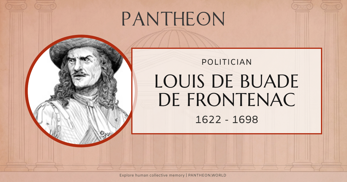Louis de Buade de Frontenac Biography | Pantheon