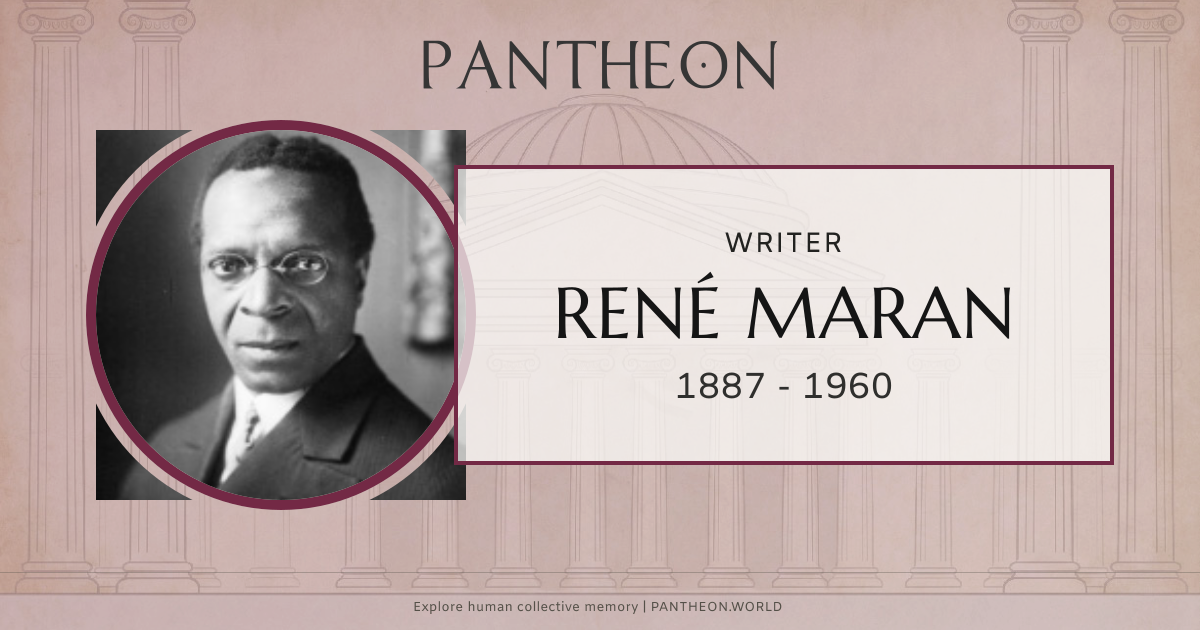 René Maran Biography | Pantheon