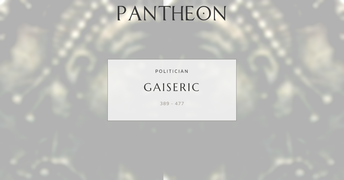 Gaiseric Biography | Pantheon
